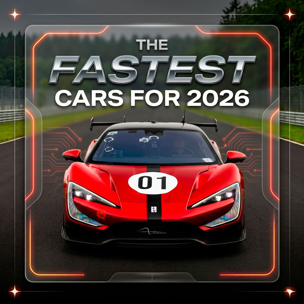 The Fastest Cars for 2026 - K-Zone